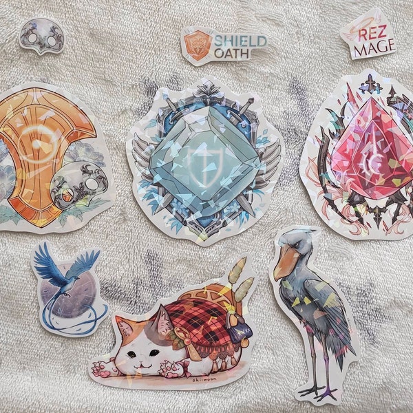 FFXIV Azem Charm Glow - Handmade Convocation Soul Crystal Keychain ...