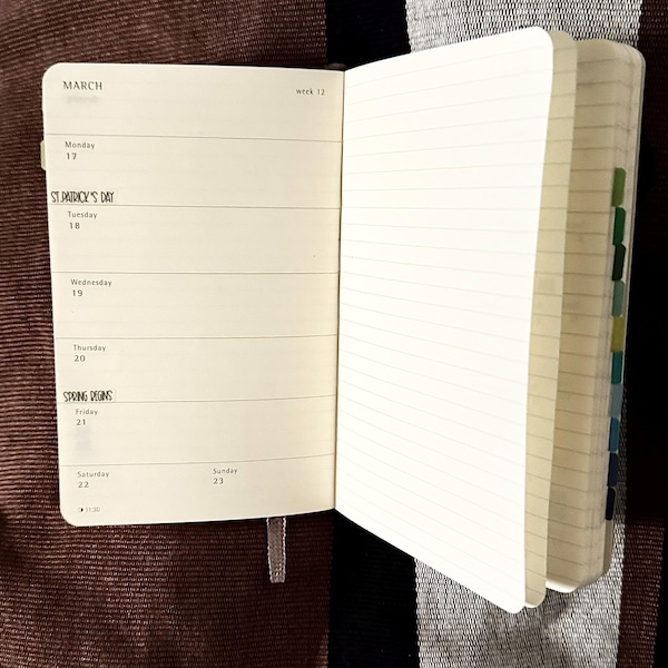 Appointment Script Stickers Removable White Matte or Clear Matte Stickers Hobonichi Cousin ...