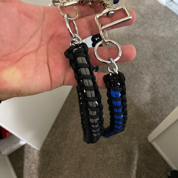Paracord Wrapped BOP Chains/corrections Lanyard/dog Choke Collar - Etsy