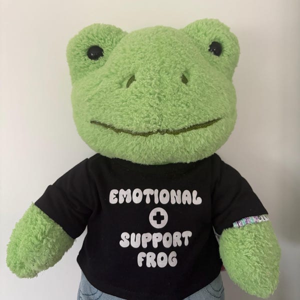 Custom” Emotional Support Emo Bear” Bear Shirt Customizable! - Etsy