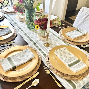 Mustard Floral 100% Cotton Round Table Cloth for Dining Table Kitchen ...