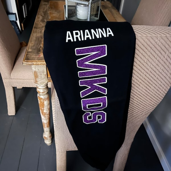Custom Glitter Sweatpants - Etsy