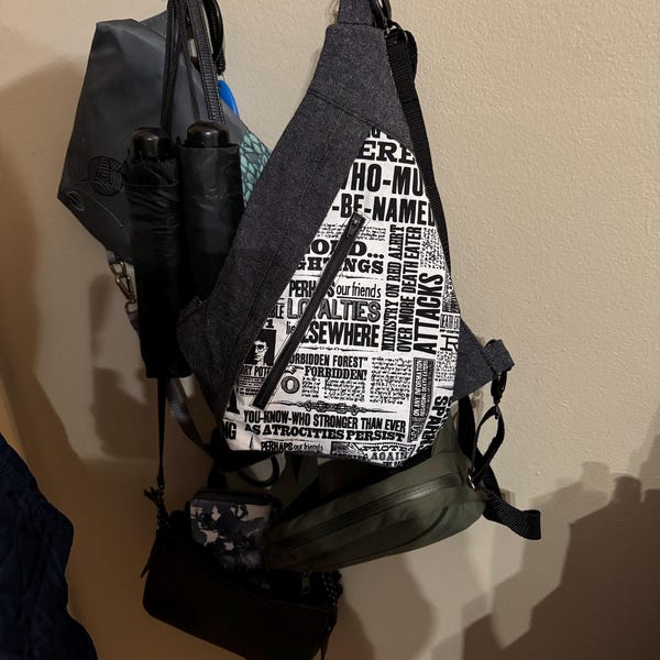 Finn Sling Bag SEWING PATTERN, Unisex Sling Bag Pattern, Mini Sling Bag ...