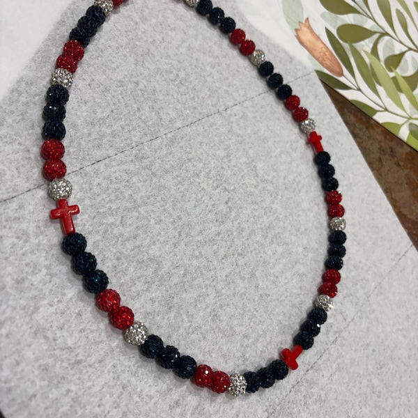 CUSTOM- Personalized Baseball Bling Necklace- Sparkle Necklace - Player ...