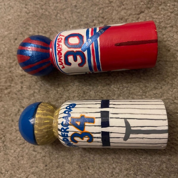 Baseball Team Peg Doll - Etsy