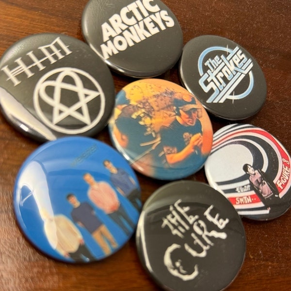 Weezer 1 1/2" Pinback Buttons (custom Made) - Etsy