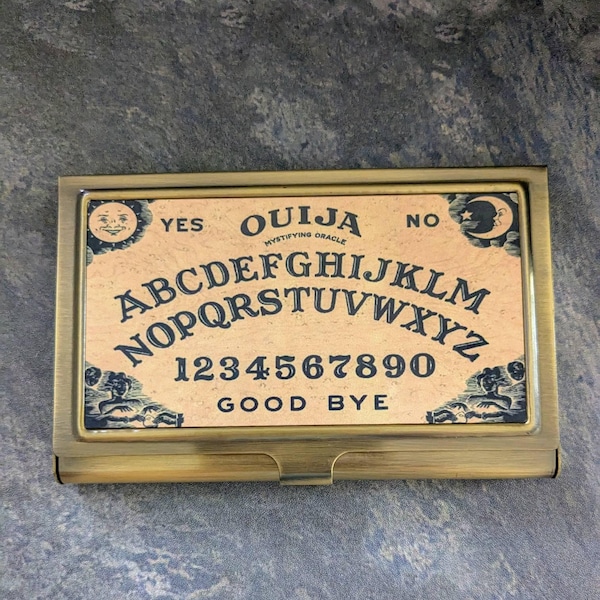Ouija Board Business Card Holder – Gothic Office Desk Accessory ...