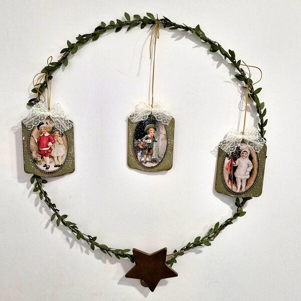 Country Key Hanger - Handmade Wooden Holder in Provence Style -wooden ...