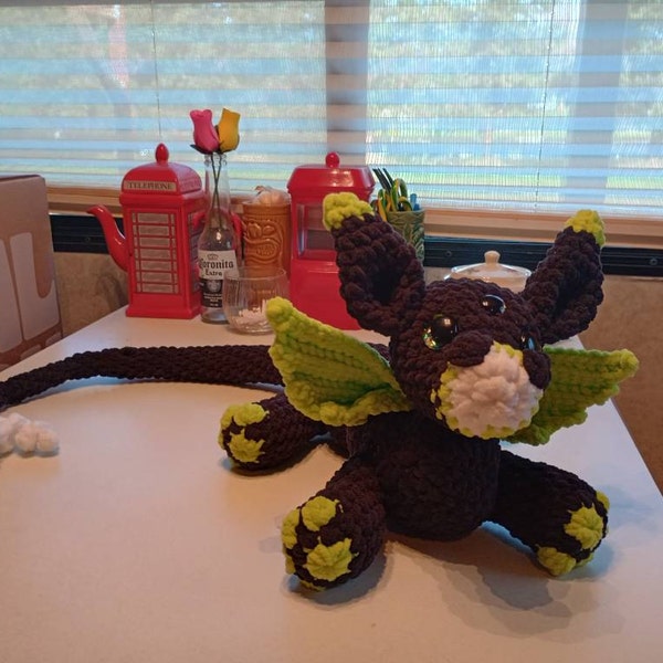 Jupiter the Dragon | PDF Crochet Amigurumi Pattern - Etsy