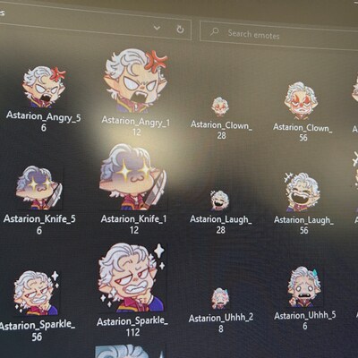 BG3 Variety 8 Pack 1 Twitch Discord Youtube Cute Kawaii B Gate Video ...