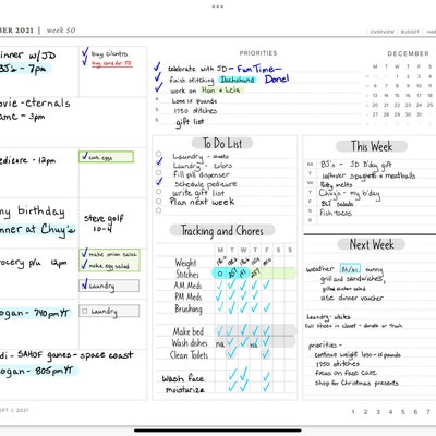 Goodnotes Student Planner, Digital Study Planner Template, Home School ...