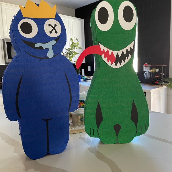 Blue Rainbow Friends Full Body Pinata Hand Crafted-made to Order - Etsy