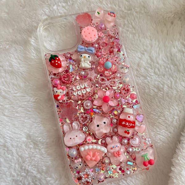 Rainbow Charmed Deco Case ୨ৎ - Etsy