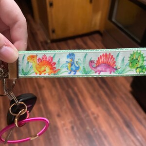 Dinosaur Key Fob - Dinosaur Keychain - Tyrannosaurus - Triceratops ...