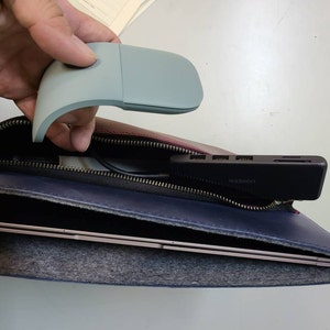 Leather Laptop Bag Handle Briefcase Zipper Laptop Case - Etsy