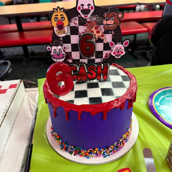 Five Nights at Freddy's Shaker Cake Topper - Etsy