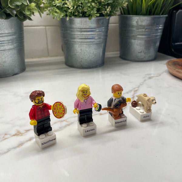 Custom Lego Minifigures Couples Gift, Wedding Lego Figure Art ...