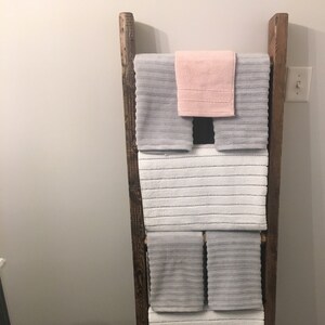 Rustic Wood Blanket Ladder Rustic Towel Ladder Rack - Etsy UK