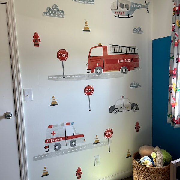Emergency Kit - Large - Fabric Wall Decal - Away We Go - Mej Mej - Etsy