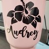 Flower Cup Decal Flower Tumbler Decal Flower Yeti Decal - Etsy