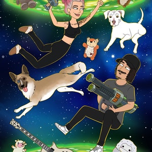 Bob's Burger's Custom Personalized Digital Portrait - Etsy