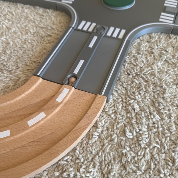 Flexible Track for Wooden Train Sets - Compatible With BRIO and Others ...