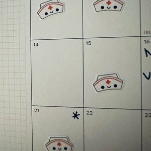 Happy Day off Reminder Tracker Cute Kawaii Planner Stickers for Erin ...