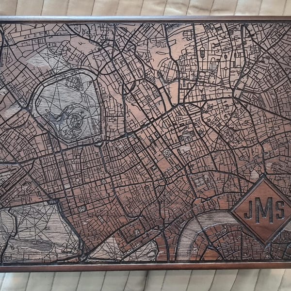 Personalized Map Box - Etsy