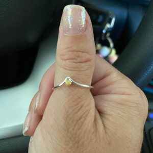 S925 Mountain Mustard Seed Ring large Handmade Faith - Etsy