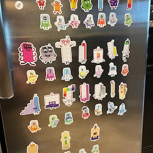 Alphablocks Face Stickers, Waterproof, Scratch and UV Resistant, Peel ...