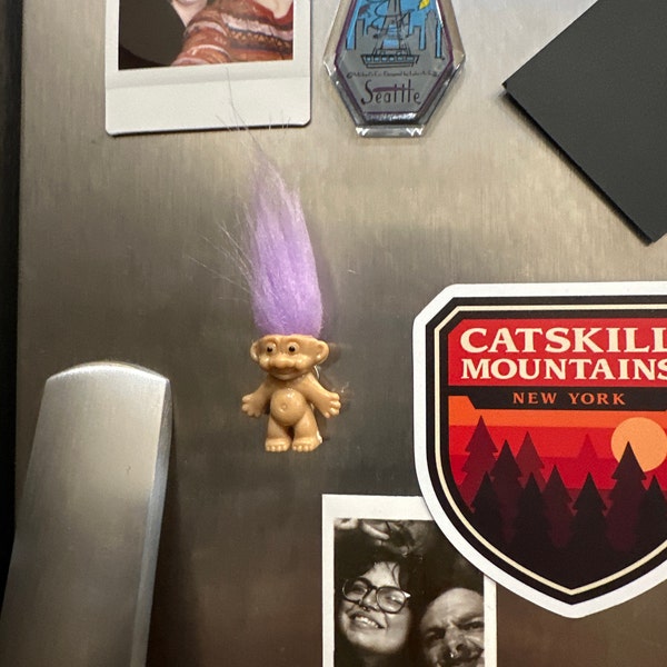 Mini Vintage Troll Magnet - Etsy