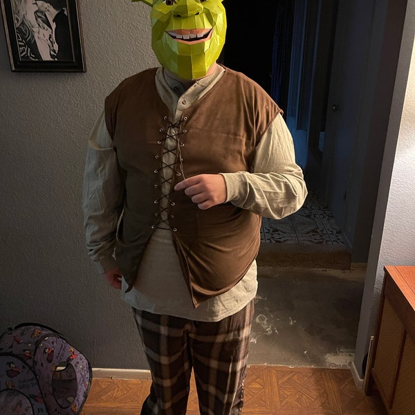 SHREK MASK Diy - Etsy