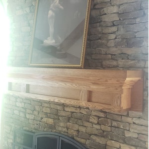 Fireplace Mantel Handmade Snake River Model With Dark Walnut - Etsy