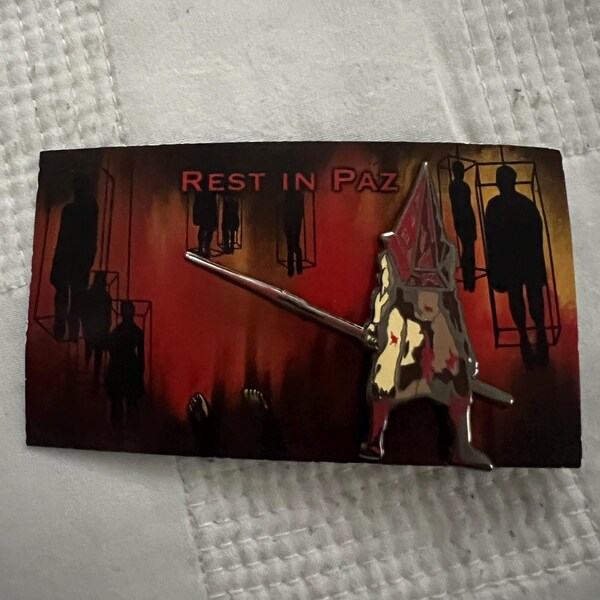 Red Pyramid Thing Enamel Pin - Etsy