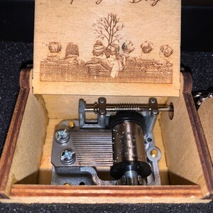 Wooden Wind-up Music Box Custom Engraving Choice of Over | Etsy