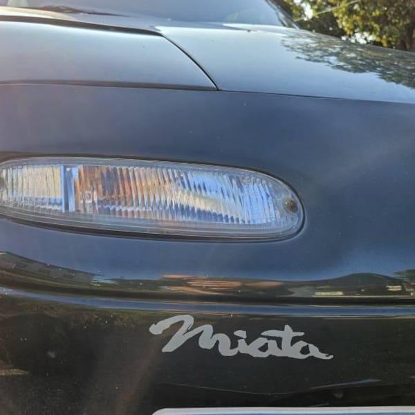 Mazda Miata Front Bumper Logo; Like OEM Decal, Vintage Styles Available ...