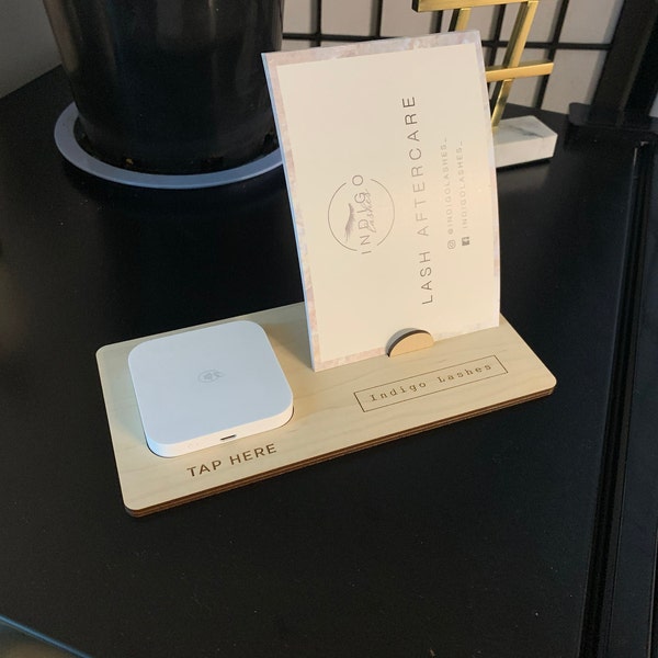 Square Reader Dock - Square Payment Sign - Laser Cut Business Card ...