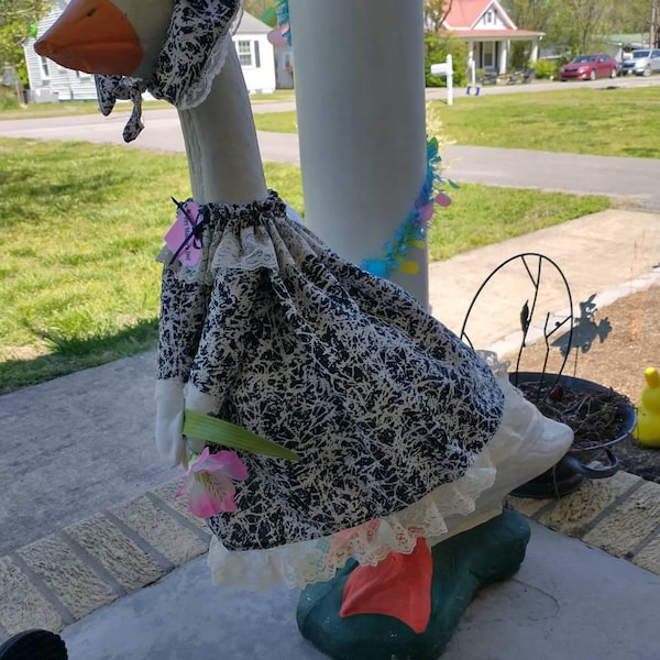Best Dressed Goose Geese Clothes Outfit 25-27" LARGE Easter Dress and ...