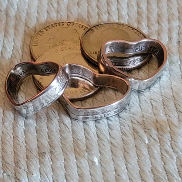 Coin Ring Pocket Heart Maker - Etsy