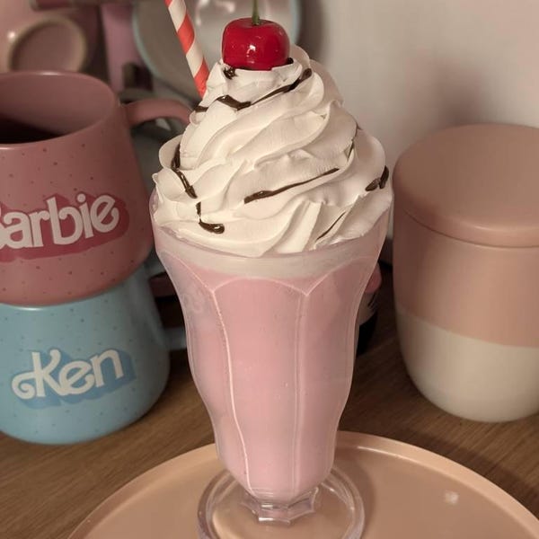 Fake Milkshake Prop All Flavours Made Retro American Diner Ideal for ...