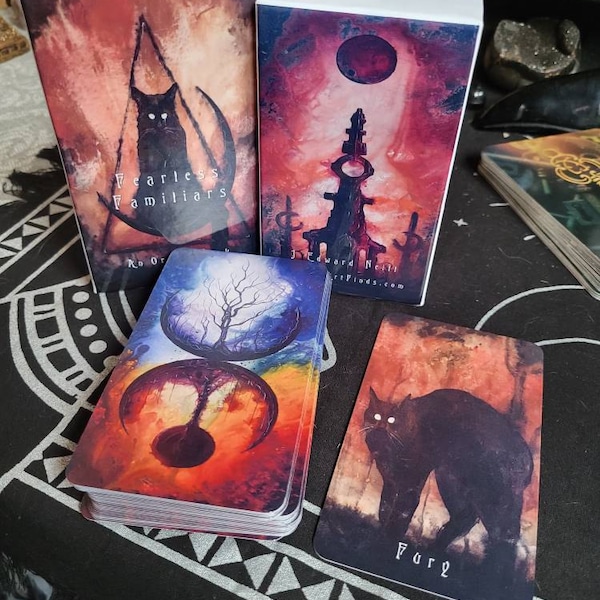 Fearless Familiars Oracle Deck - 52 Card Intuitive Oracle Deck ...