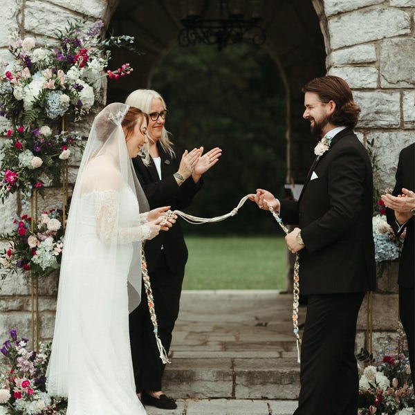 Handfasting Cord - Infinity Tie Treasure Knot With Cotton and Lace ...