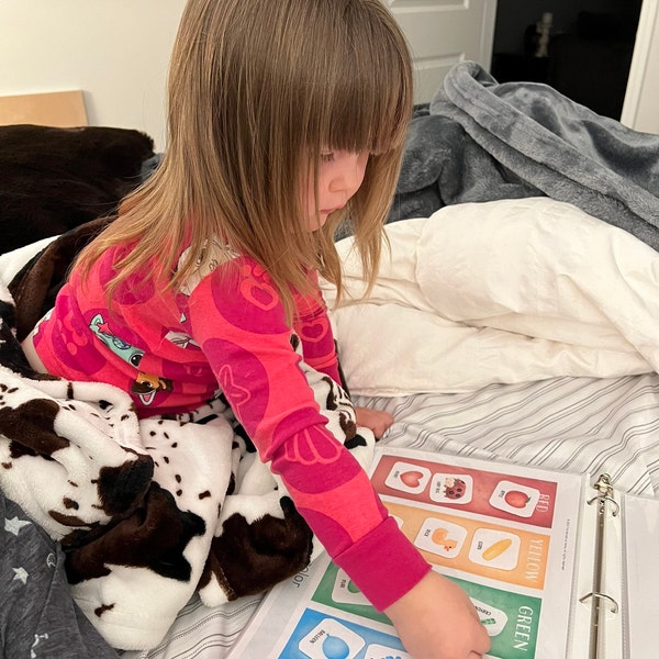 Busy Book Printable Toddler Activities Montessori Homeschool Resources ...