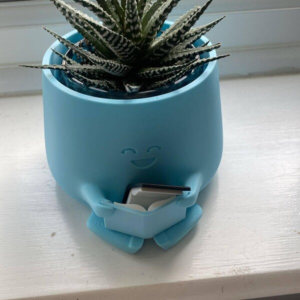 Official Happy Face Planter - Chunky Book Pot. A Perfect Gift for a ...
