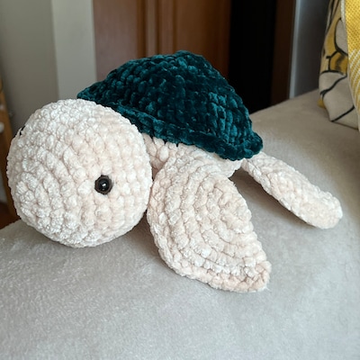 Large Crochet Turtle Pattern Amigurumi PDF - Etsy