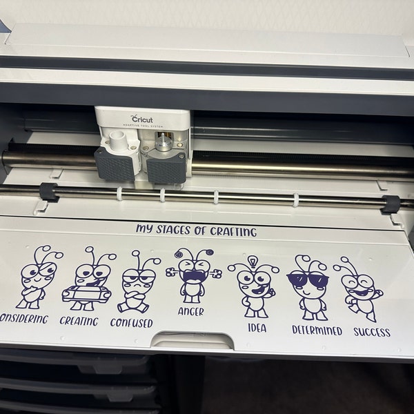 7 Stages of Crafting SVG, Cricut Cutie Stages of Crafting, SVG Files ...