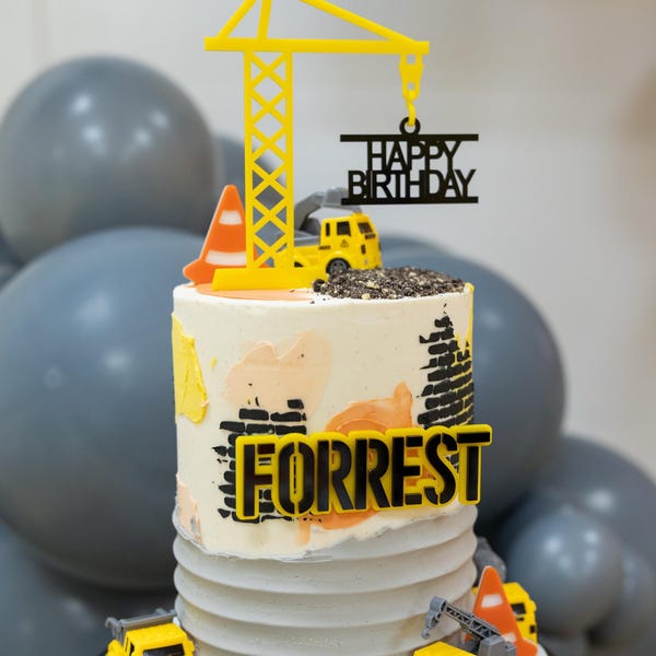 Barnyard Party Farm Animal Birthday Cake Topper Set Barn Fences With ...