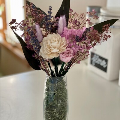 Flower Candle Box, Gift Box, Flower Box, Preserved Flower, Valentines ...