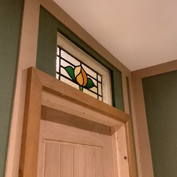Decorative Victorian Stained Glass Window Panel - Etsy
