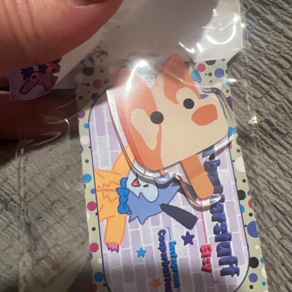 Bluey Characters as Popsicles Keychains - Etsy